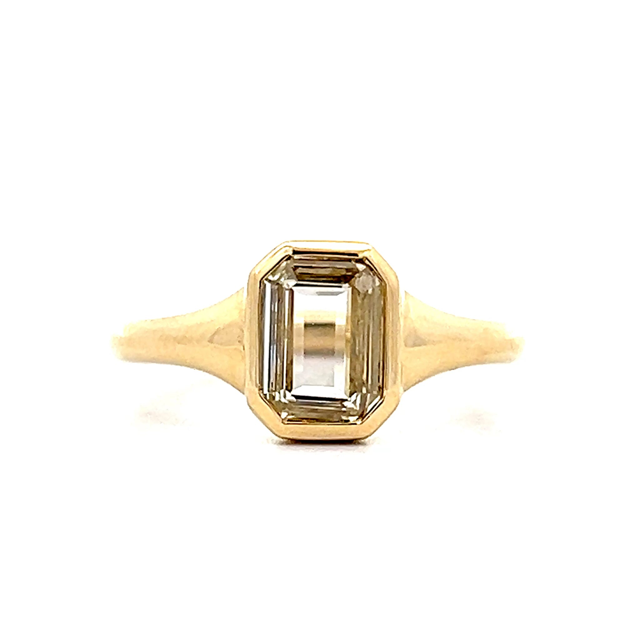 1.01 Portrait Cut Diamond Engagement Ring in 14k – Filigree Jewelers