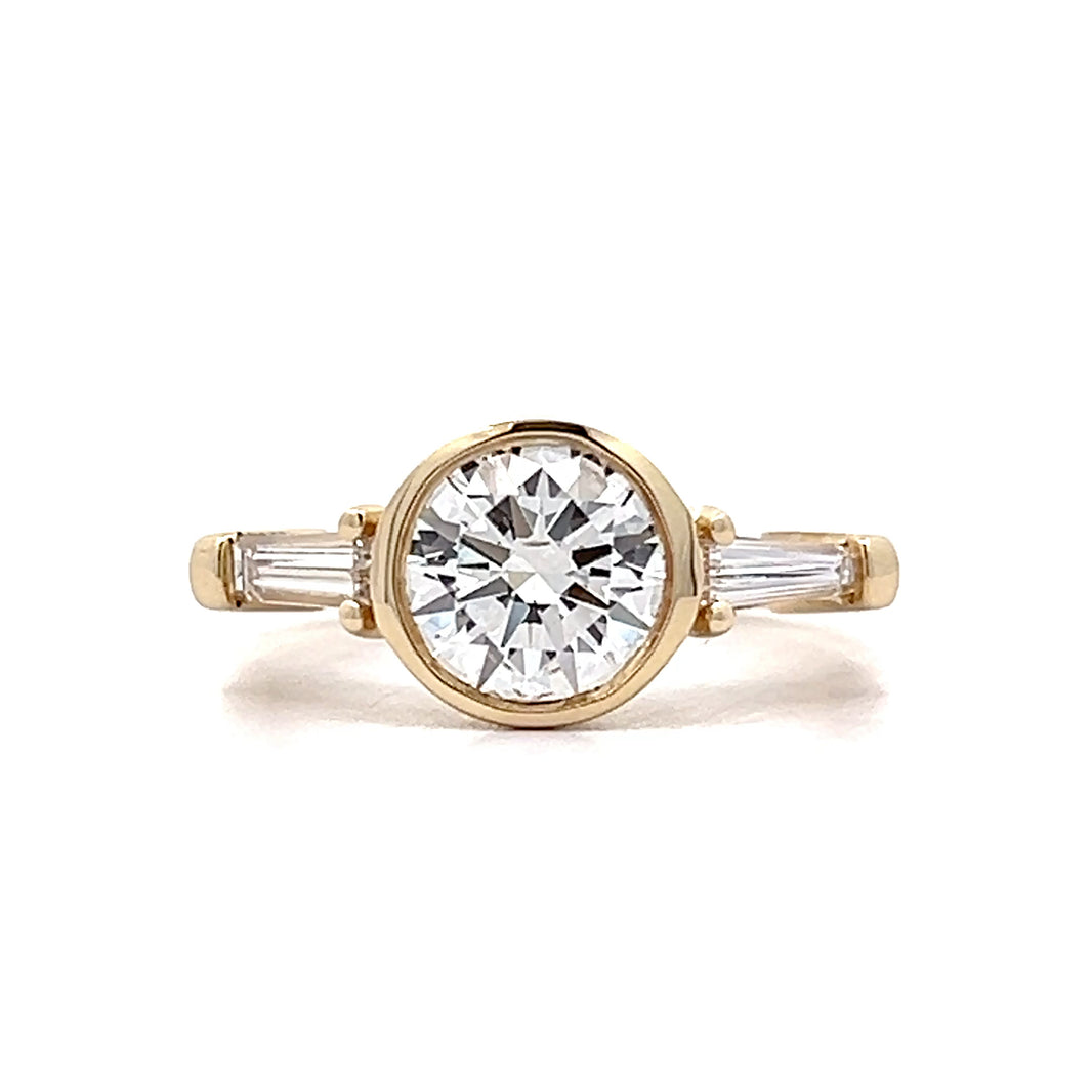 Bezel Engagement Rings – Filigree Jewelers