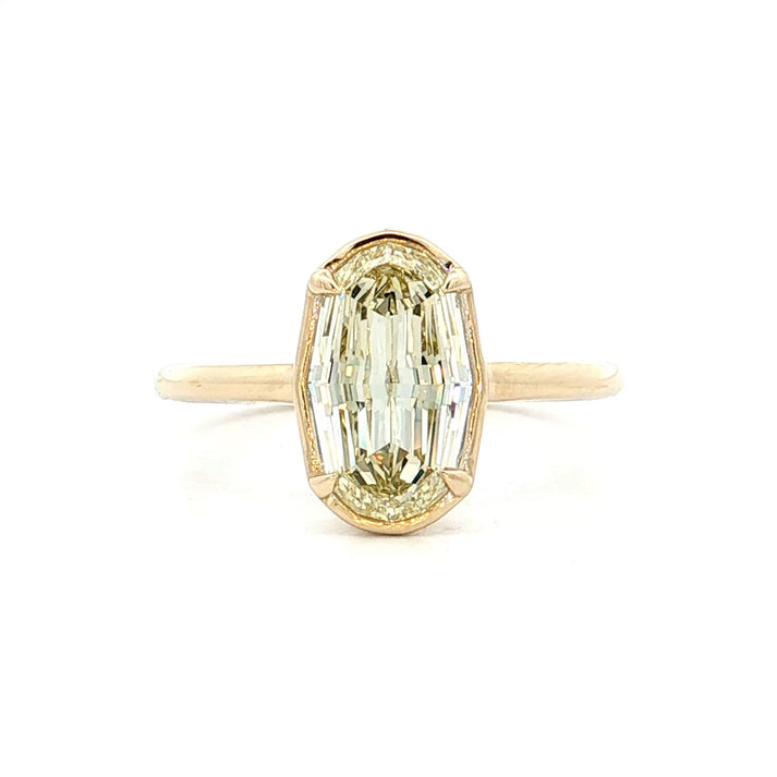 1.80 GIA Oval Step Cut Diamond Engagement Ring 14k – Filigree Jewelers