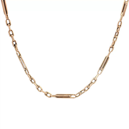21 Inch Vintage Art Deco Chain Necklace 14k – Filigree Jewelers