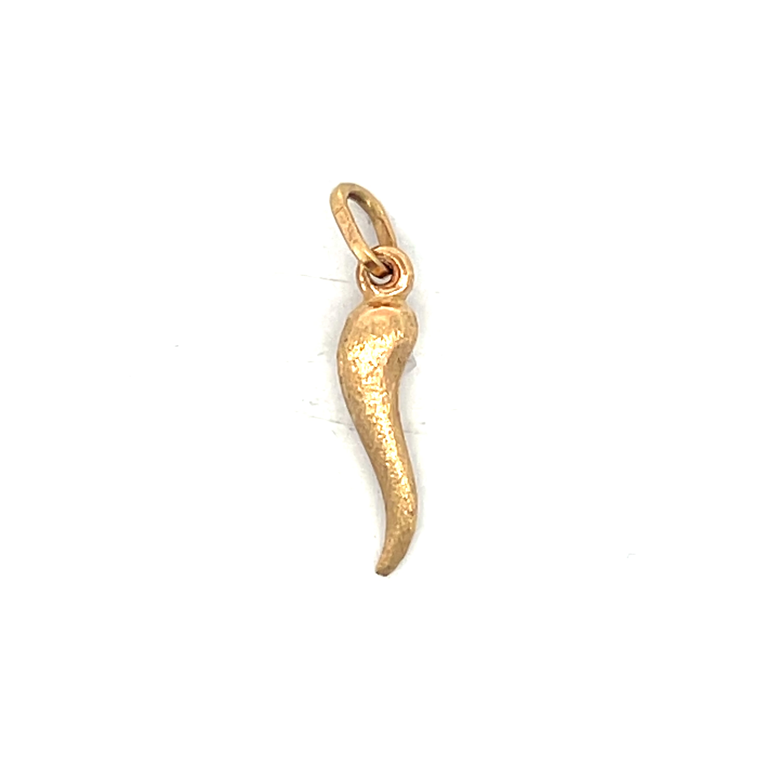 Cornicello Good Luck Charm in 14k Yellow Gold – Filigree Jewelers