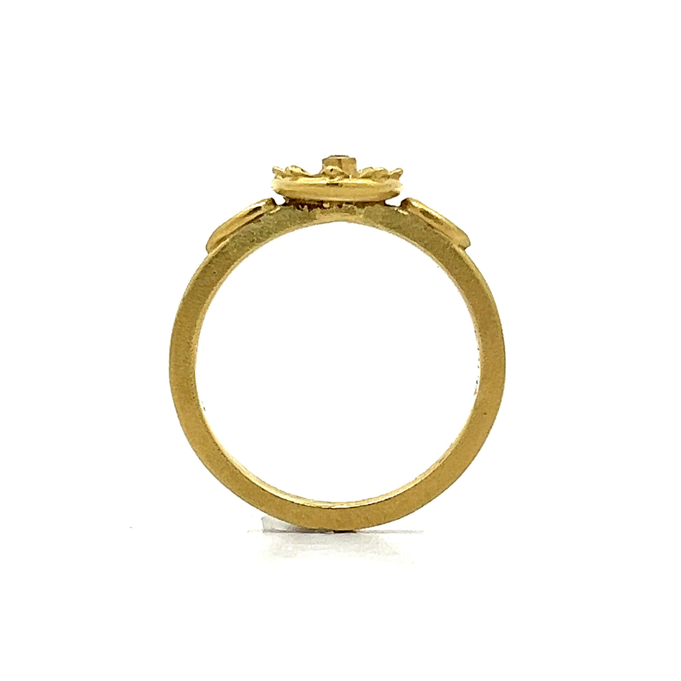 Stephanie Briggs Diamond Flower Ring in 18k Yellow Gold – Filigree Jewelers