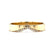 Notched Diamond Wedding Band in 14k Yellow Gold – Filigree Jewelers