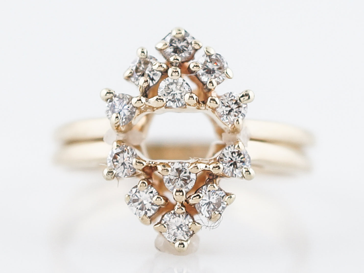 Vintage Ring Guards Retro .36 Round Brilliant Cut Diamonds – Filigree ...